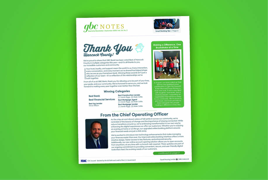 GBC Notes - September 2025